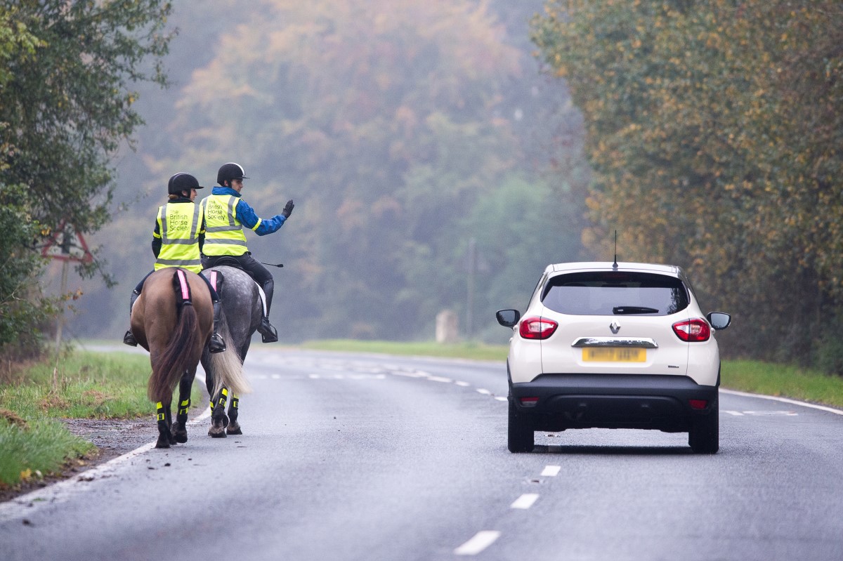 Riding on roads | The British Horse Society